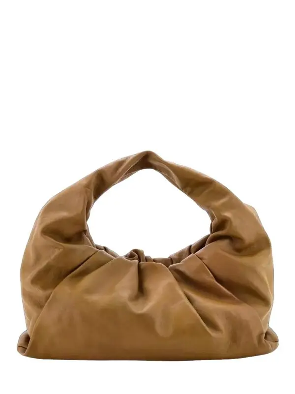 Bottega Veneta The Shoulder Pouch Leather Medium Hobo Bag - Brown