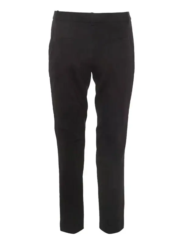 Maje Erika Satin-stripe Trousers - Black