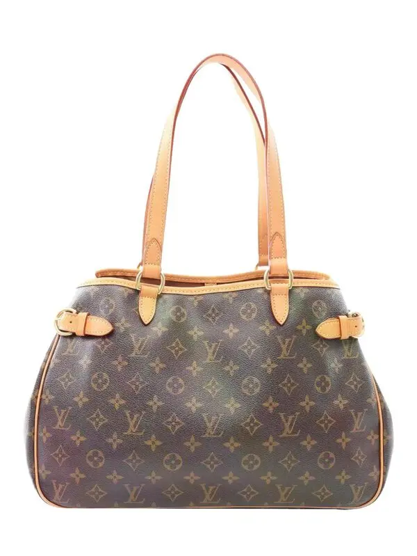 LOUIS VUITTON 2009 Monogram Batignolles Horizontal Tote Bag - Brown