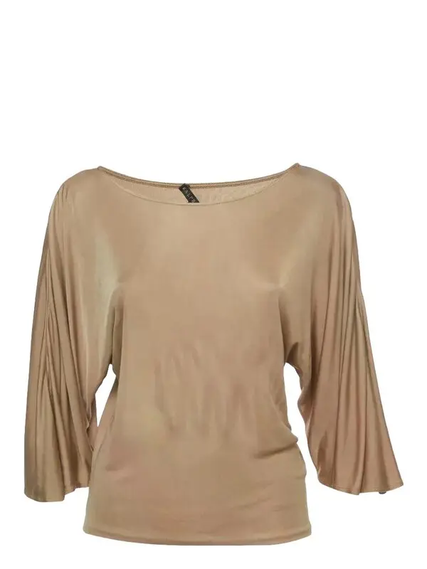 Ralph Lauren Boat-neck Dolman-sleeve Top - Neutrals
