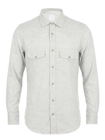 Eleventy Shirt Size Cotton - Light Grey