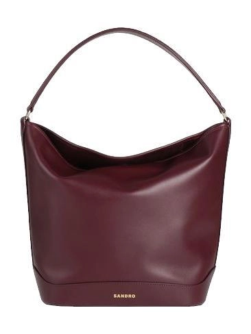 Sandro Handbag Burgundy Cowhide - Red