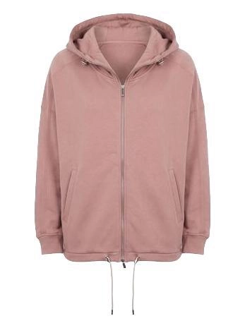 MOORER Cotton Hooded Sweatshirt - Pink