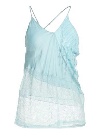 Pinko Top Sky Size Lyocell, Nylon, Viscose - Blue