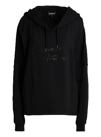 Emporio Armani Cotton Sweatshirt - Black