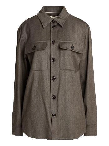 DRUMOHR Shirt Size Virgin Wool, Elastane - Grey