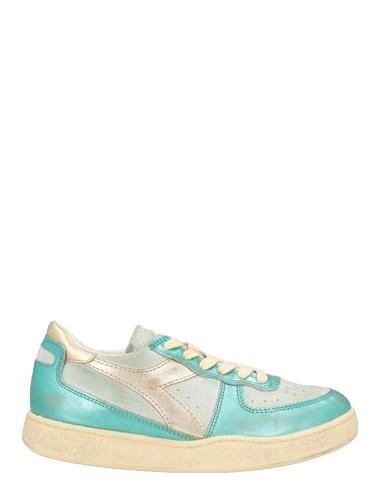 DIADORA Sneakers Turquoise Size Leather - Blue
