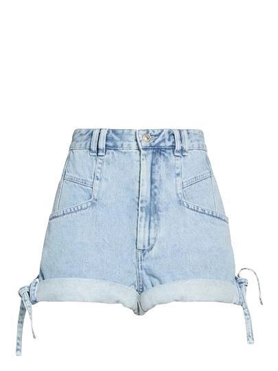 Isabel Marant Étoile Denim Shorts Size Cotton - Blue