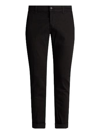 DONDUP Pants Size Cotton, Recycled Cotton, Elastane - Black