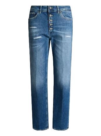 DONDUP Jeans Size Cotton, Elastane - Blue