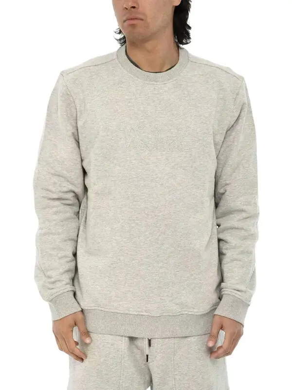 Woolrich Embroidered Logo Sweatshirt - Grey