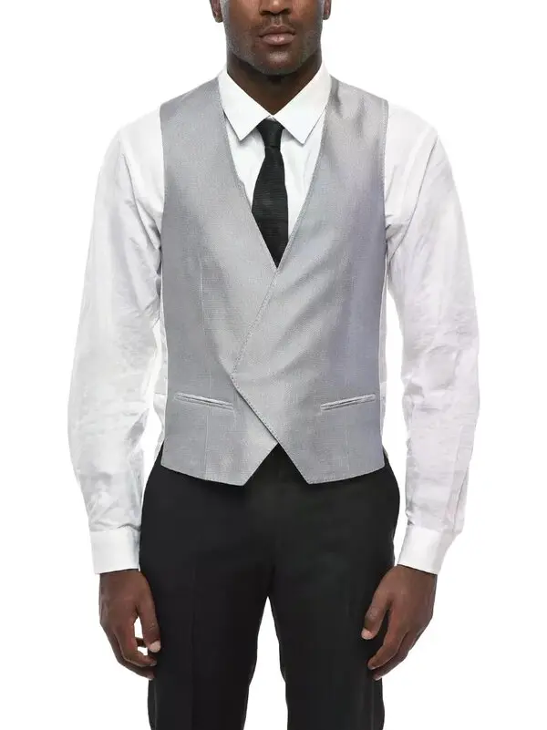 Corneliani Academy Silk Waistcoat - Blue