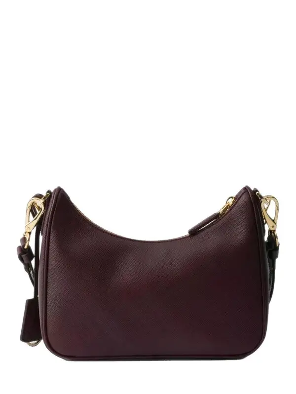 Prada Re-edition Mini Saffiano Leather Bag - Red