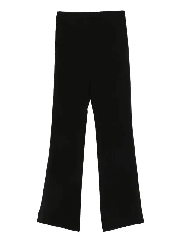 Max Mara Concealed-fastening Trousers - Black