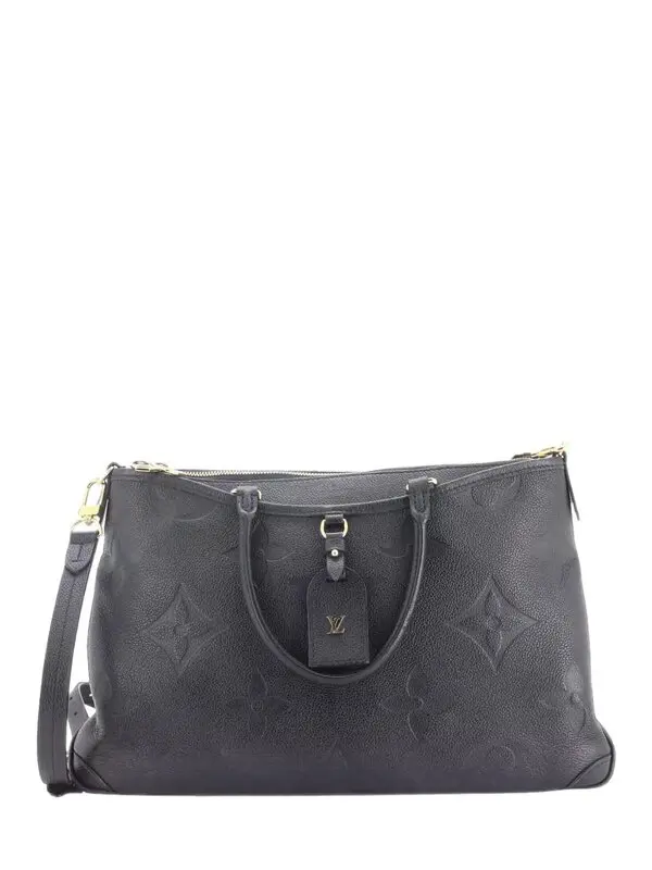 LOUIS VUITTON Trianon Handbag Monogram Empreinte Giant Mm Tote Bag - Black