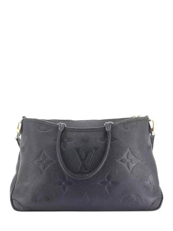 LOUIS VUITTON Trianon Handbag Monogram Empreinte Giant Mm Tote Bag - Black