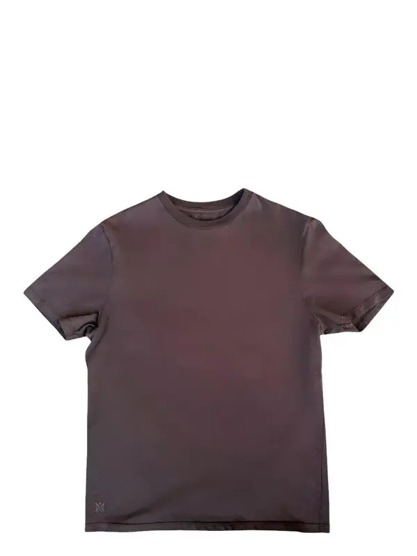 Amiri Mini Ma Logo-embroidered T-shirt - Brown