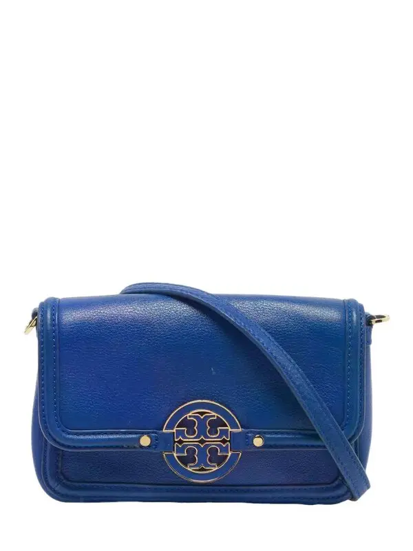 Tory Burch Amanda Foldover-top Mini Shoulder Bag - Blue