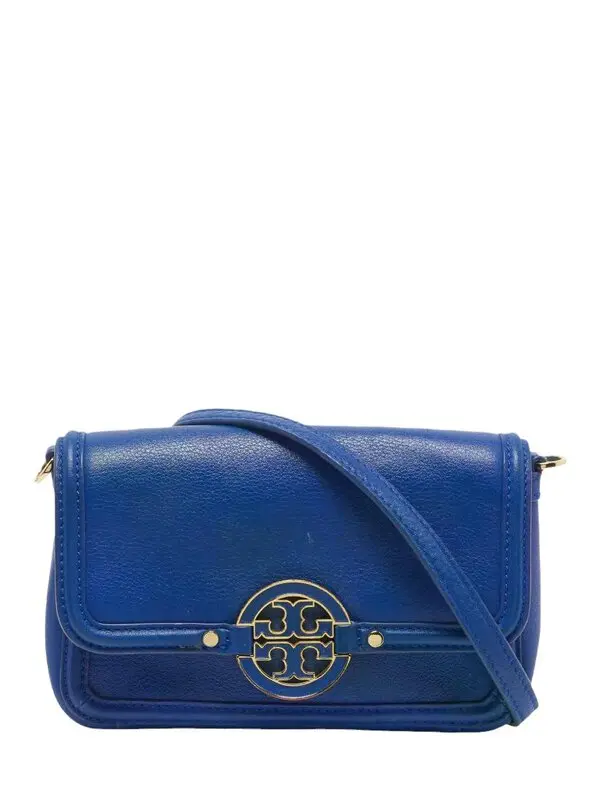 Tory Burch Amanda Foldover Mini Shoulder Bag - Blue