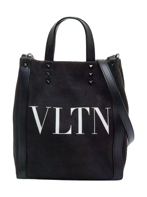 Valentino Garavani Mini Rockstud Vltn Tote Bag - Black