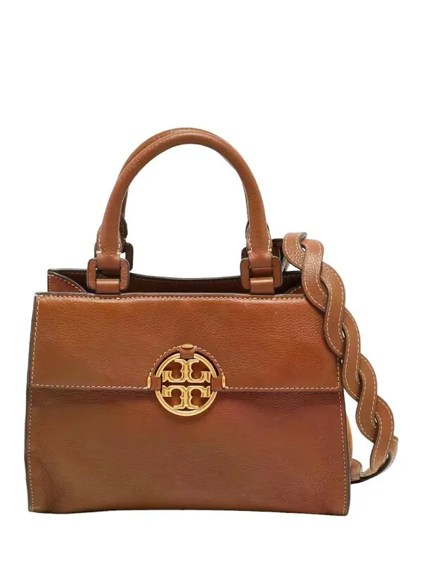 Tory Burch Miller Leather Tote Bag - Brown