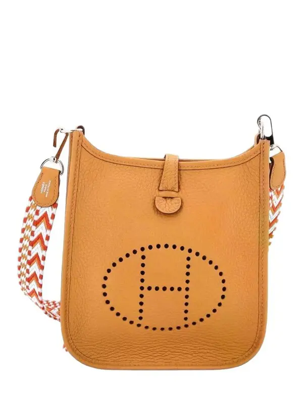 Hermès Evelyne Bag Gen Iii Clemence Tpm Crossbody Bag - Brown