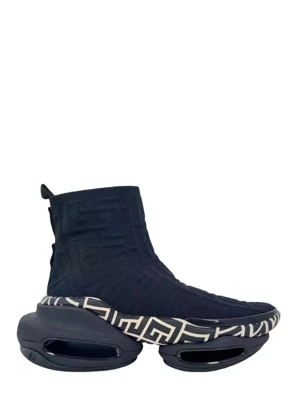 Balmain B-bold High-top Sneakers - Black