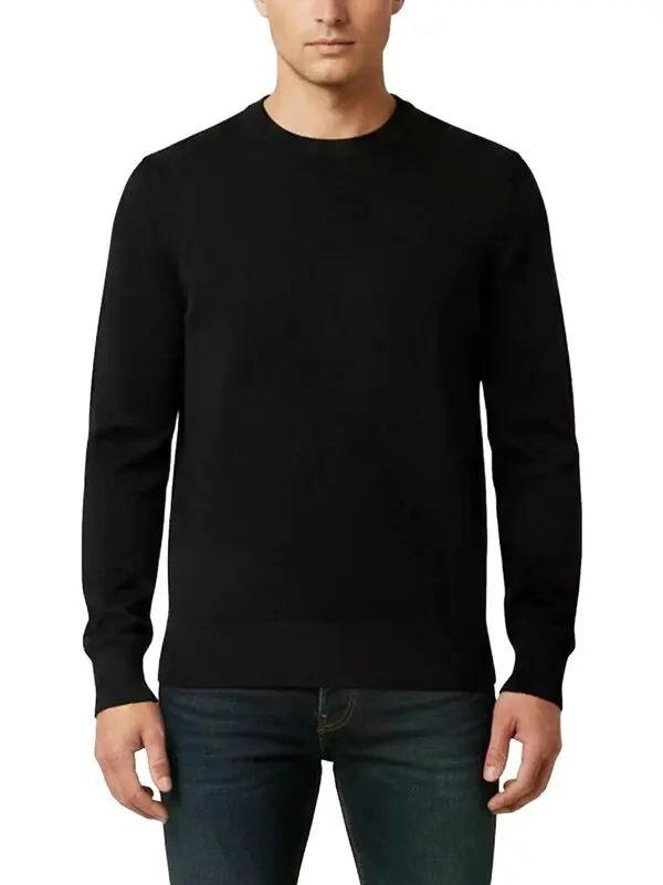 Zegna Crew-neck Knit Sweater - Black