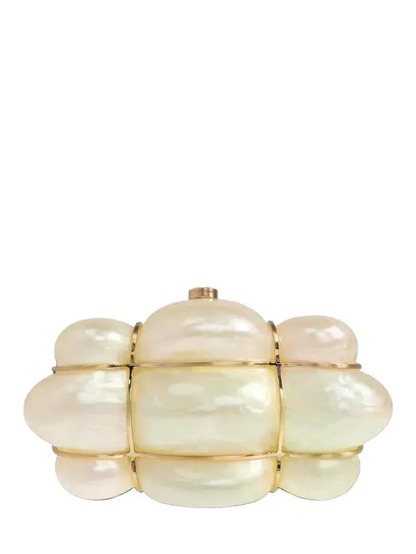 Cult Gaia Bolla Clutch - Neutrals