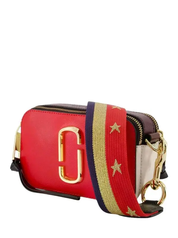 Marc Jacobs Snapshot Leather Crossbody Bag - Red