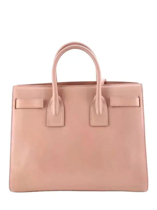 Saint Laurent Sac De Jour Leather Tote Bag - Pink