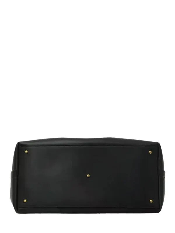 Valentino Garavani Vlogo Signature Stud-embellished Tote Bag - Black