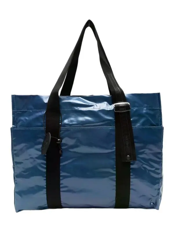 JACK GOMME Metallic Tote Bag - Blue