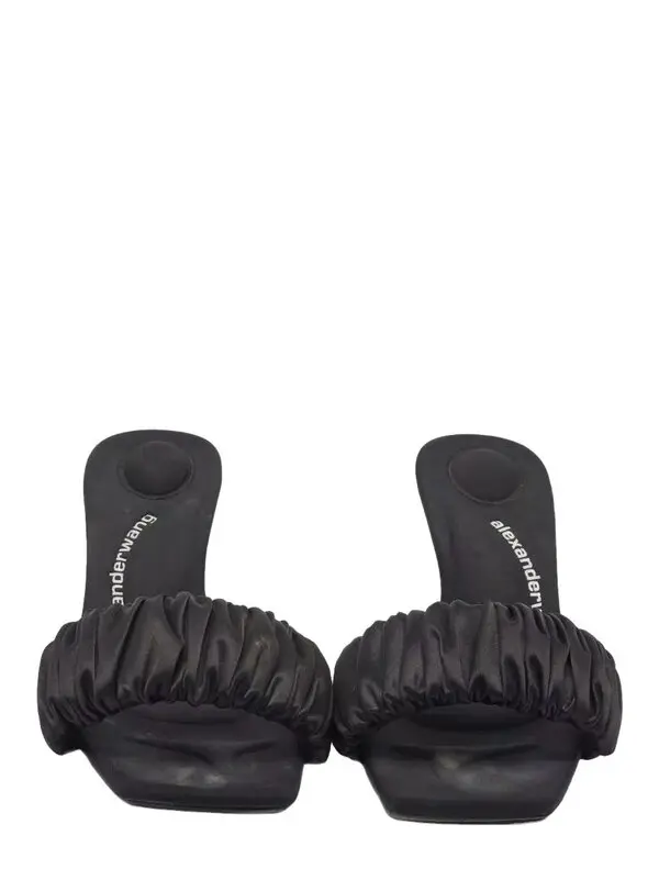 Alexander Wang Jessie Ruched Sandals - Black