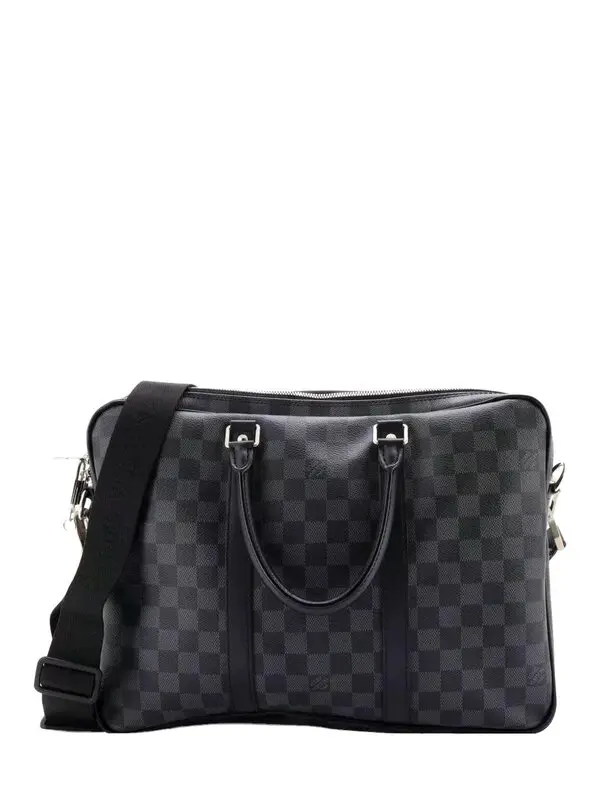 LOUIS VUITTON Damier Graphite Pm Porte-documents Voyage Briefcase - Black
