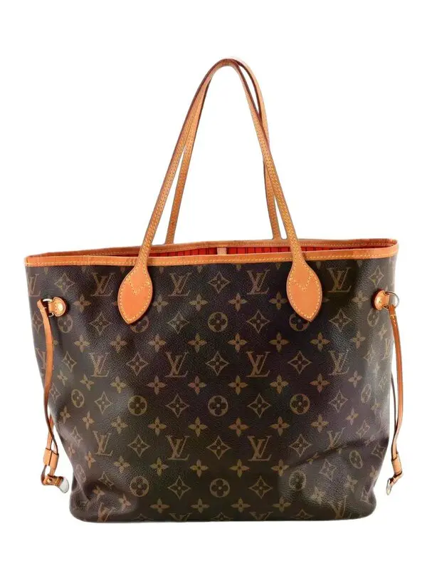 LOUIS VUITTON Neverfull Nm Monogram Canvas Mm Tote Bag - Brown
