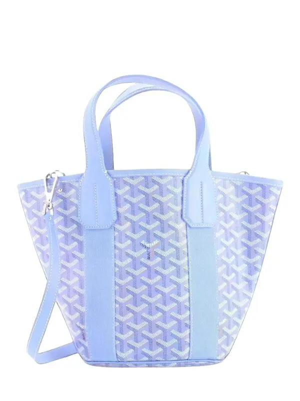 Goyard Belharra Coated Canvas Pm Tote Bag - Blue