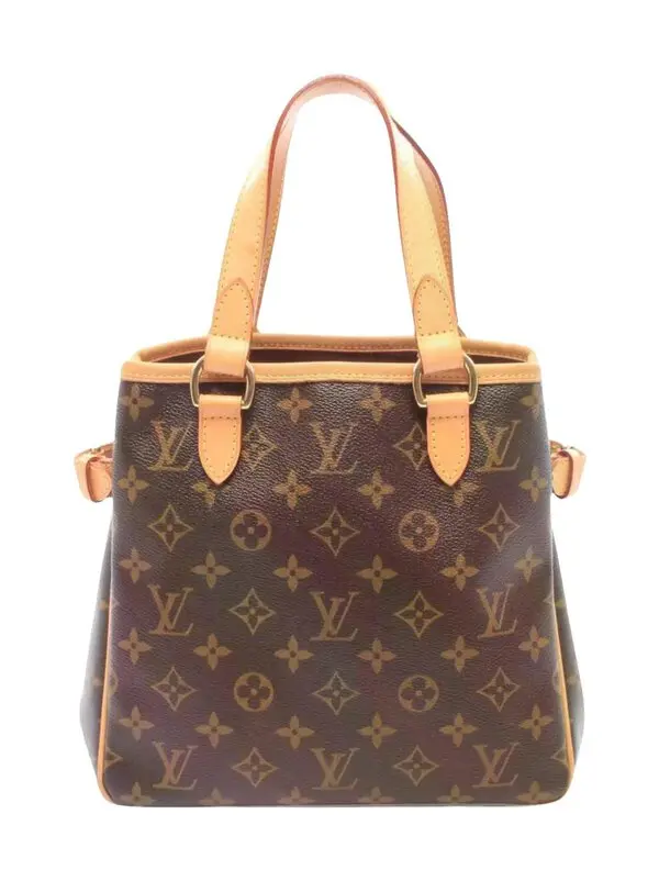 LOUIS VUITTON 2005 Monogram Batignolles Vertical Pm Handbag - Brown