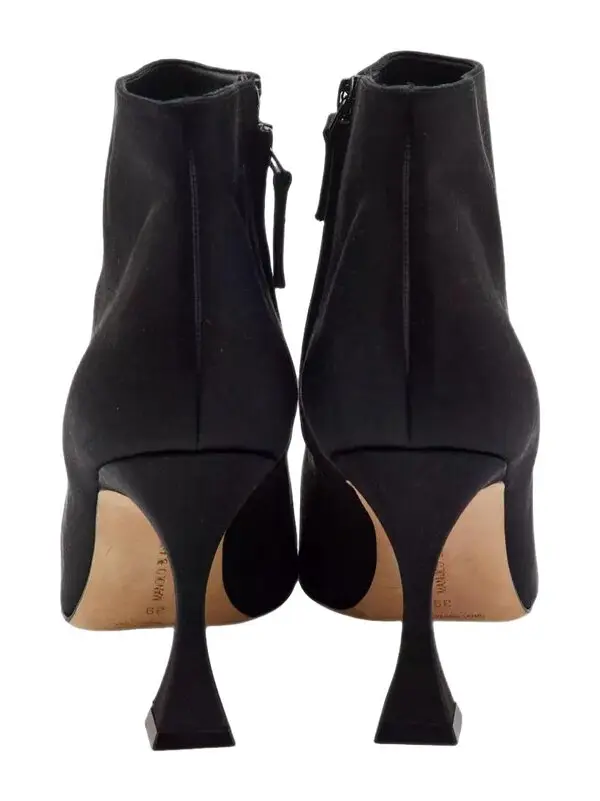 Manolo Blahnik Cantita Crystal-embellished Ankle Boots - Black