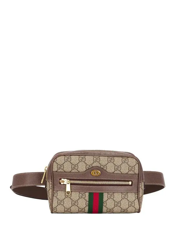 FWRD RENEW Gucci Ophidia Belt Bag - Beige