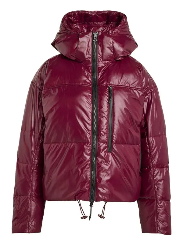 Stella McCartney Adidas Padded Winter Jacket - Maroon