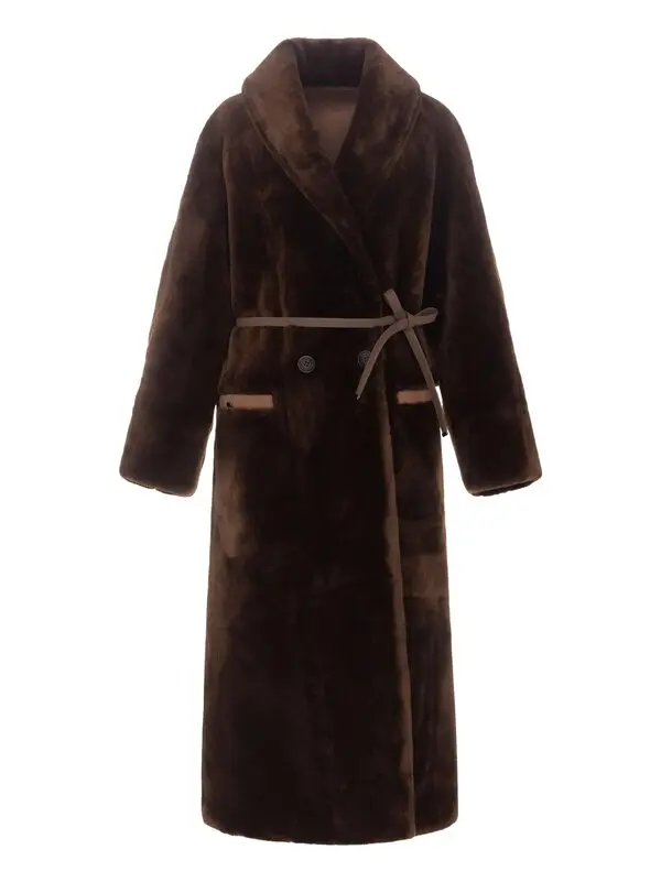 URBANCODE Long Reversible Coat - Brown