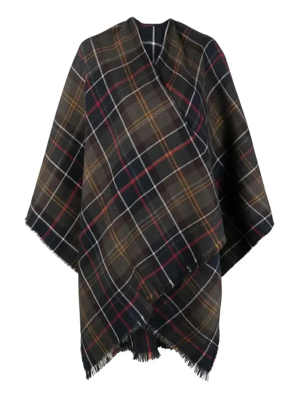 Barbour Scottish Montieth Poncho - Green