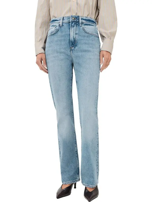 FAVORITE DAUGHTER The Petite Shortie Valentina Boot Jeans - Geneva