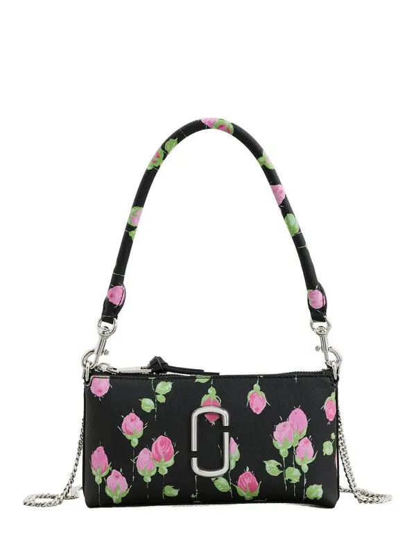 Marc Jacobs Snapshot Convertible Shoulder Bag In Vintage Floral - Black Multi