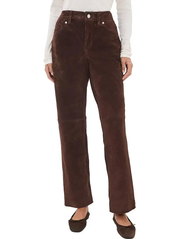 Blanknyc Stanton Straight Leg Pants - Brown