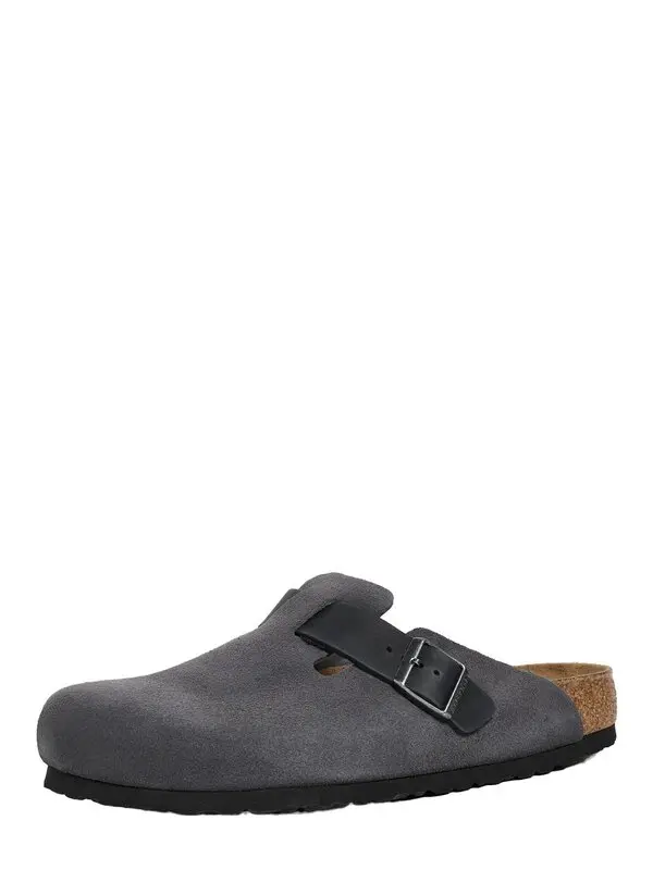 BIRKENSTOCK Boston Clogs - Charcoal