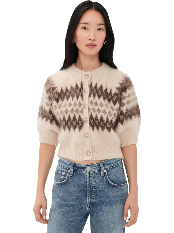 Citizens Of Humanity Molly Fair Isle Cardigan - Fairisle