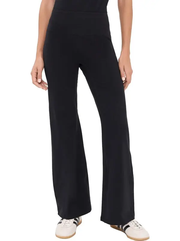 Year Of Ours Cotton Wide Leg Pants - Black