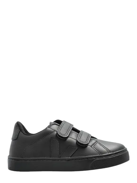 VEJA Esplar Double-strap Leather Sneakers - Black